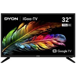 Dyon iGoo-TV 32H LED-TV 81.3 cm 32 Zoll EEK E (A - G) CI+, DVB-C, DVB-S2, DVB-T2, HD ready, Smart TV, WLAN Schwarz