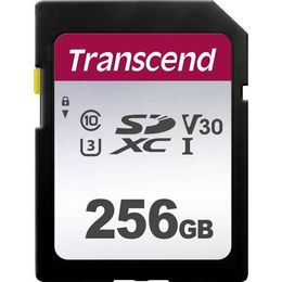 Transcend Premium 300S SDXC-Karte 256 GB Class 10, UHS-I, UHS-Class 3, v30 Video Speed Class