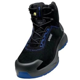 Uvex S2 PUR W11 6815852 Sicherheitsstiefel S2 Schuhgröße (EU): 52 Schwarz, Blau 1 Paar