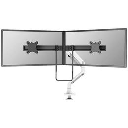Neomounts DS75S-950WH2 2fach Monitor-Tischhalterung 43,2 cm (17) - 68,6 cm (27) Weiß Neigbar, Rotierbar, Schwenkbar, Höhenverstellbar