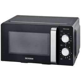 Severin 7781 Mikrowelle Schwarz 700 W Timerfunktion, Grillfunktion