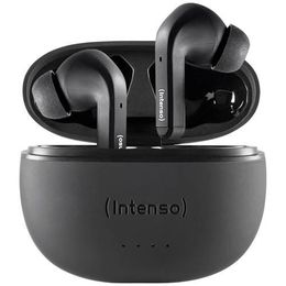 Intenso T300A In Ear Headset Bluetooth® Stereo Schwarz Noise Cancelling Batterieladeanzeige, Headset, Ladecase, Touch-Steuerung