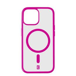 cellularline Pop MagSafe Case MAG Backcover Apple iPhone 15 Plus Pink, Transparent MagSafe kompatibel