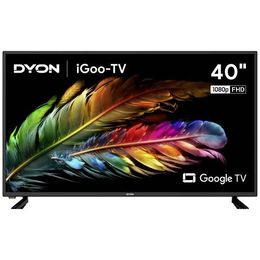 Dyon iGoo-TV 40F LED-TV 101.6 cm 40 Zoll EEK F (A - G) CI+, DVB-C, DVB-S2, DVB-T2, Full HD, Smart TV, WLAN Schwarz