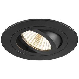 SLV 1007404 NEW TRIA 75 LED-Einbauleuchte LED 8.3 W Schwarz