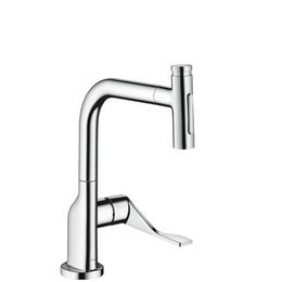 Hansgrohe Spültischmischer 230 Select 2jet Axor Citterio Ausziehbrause sBox steel, 39862800 39862800