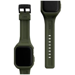 Urban Armor Gear Scout+ Strap & Case Armband + Schutzhülle 45 mm Oliv-Drab Watch Series 7, Watch Series 8, Watch Series 9