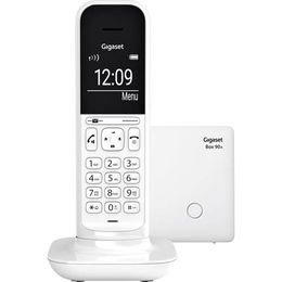 Gigaset CL390A DECT/GAP Schnurloses Telefon analog Anrufbeantworter, Babyphone, Freisprechen, für Hörgeräte kompatibel Weiß