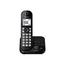 Panasonic KX-TGC462GB - Schnurlostelefon - Anrufbeantworter mit Rufnummernanzeige - Schwarz + zusätzliches Handset