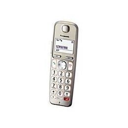 Panasonic KX-TGE260 - Schnurlostelefon - Anrufbeantworter mit Rufnummernanzeige/Anklopffunktion - DECTGAP - dreiweg Anruffunktion - Champagnergold