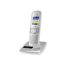 Panasonic KX-TGH720G - Schnurlostelefon - Anrufbeantworter mit Rufnummernanzeige/Anklopffunktion - DECTGAP - dreiweg Anruffunktion - Silver Pearl