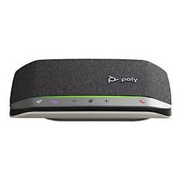 Poly Sync 20+M - Smarte Freisprecheinrichtung - Bluetooth - kabellos, kabelgebunden - Adapter USB-A via Bluetooth - Silber