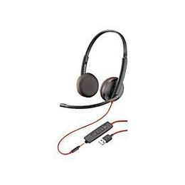 Poly Blackwire 3225 - Blackwire 3200 Series - Headset - On-Ear - kabelgebunden - aktive Rauschunterdrückung