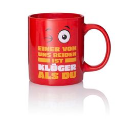 Becher Humor, einzeln, rot