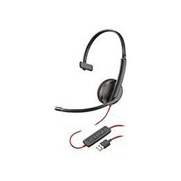 Poly Blackwire 3210 - Blackwire 3200 Series - Headset - On-Ear - kabelgebunden - aktive Rauschunterdrückung