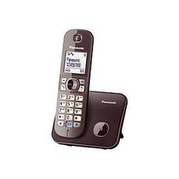 Panasonic KX-TG6811 - Schnurlostelefon mit Rufnummernanzeige - DECT - Mokkabraun