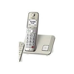 Panasonic KX-TGE250 - Schnurlostelefon - Anrufbeantworter mit Rufnummernanzeige/Anklopffunktion - DECTGAP - dreiweg Anruffunktion