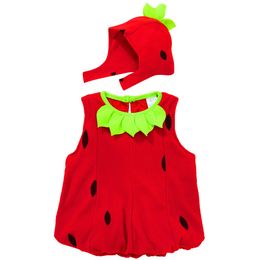 Topolino Kostüm-Set Erdbeere mit Haube