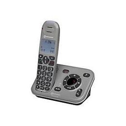 Amplicomms PowerTel 2780 - Schnurlostelefon - Anrufbeantworter mit Rufnummernanzeige - DECTGAP