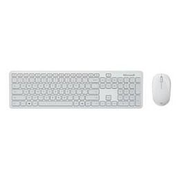 Microsoft Bluetooth Desktop - Tastatur-und-Maus-Set - kabellos - Bluetooth 4.0 - Deutsch - Glacier