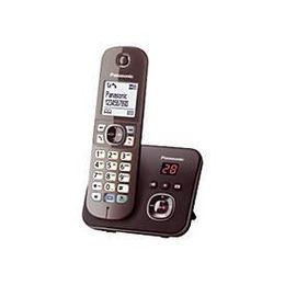 Panasonic KX-TG6821 - Schnurlostelefon - Anrufbeantworter mit Rufnummernanzeige - DECT - Mokkabraun