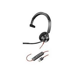 HP Poly Blackwire 3315-M - Blackwire 3300 series - Headset - On-Ear - kabelgebunden - aktive Rauschunterdrückung