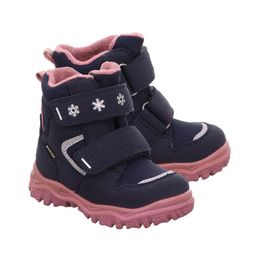 Superfit - Klett-Boots HUSKY 1 gefüttert in blau/rosa, Gr.21