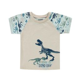 Kanz - T-Shirt TODAY IS DINO DAY in beige, Gr.98