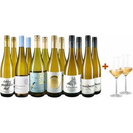 Wirwinzer Select Großes Sommerwein-Paket + 2 Zwiesel Pure Gläser