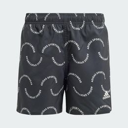 Adidas Sportswear Wave Print CLX Kids Badeshorts