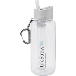 Trinkflasche 1 l Kunststoff 006-6002148 2-Stage clear - LifeStraw
