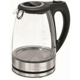 Clatronic Wasserkocher WKS 3744 G, 1,7 L, 2200 W, Glas