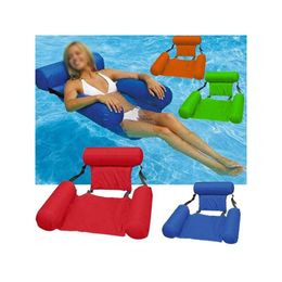 Meditrade GmbH Trade Shop Traesio - aufblasbare hängematte strand stuhl für schwimmende pool falten 120CM