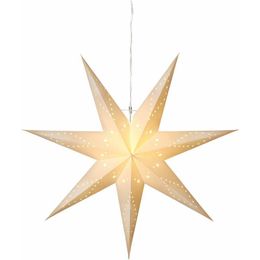 STAR TRADING - Hängestern Katabo Größe: 100 cm ø , Weiß incl. Kabel incl. Halterung