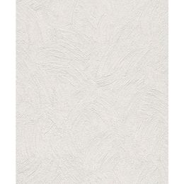 rasch - Selection 859201 Vliestapete Einfarbig 0.53 m x 10.05 m Weiß - Weiß