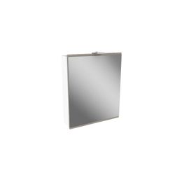 Fackelmann Led Spiegelschrank lima / Badschrank mit Soft-Close-System / Maße (b x h x t): ca. 60 x 73 x 15,5 cm / Möbel fürs wc oder Badezimmer / Korpus: Weiß /