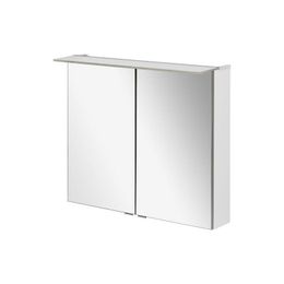 Fackelmann Led Spiegelschrank b.perfekt / Badschrank mit Soft-Close-System / Maße (b x h x t): ca. 80 x 69 x 15 cm / hochwertiger Schrank mit Spiegel und