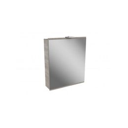 Fackelmann Led Spiegelschrank lima / Badschrank mit Soft-Close-System / Maße (b x h x t): ca. 60 x 73 x 15,5 cm / Möbel fürs wc oder Badezimmer / Korpus: Braun