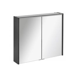 Fackelmann Led Spiegelschrank denver / Badschrank mit gedämpften Scharnieren / Maße (b x h x t): ca. 80 x 68,5 x 16 cm / hochwertiger Schrank mit Spiegel und