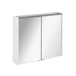 Fackelmann Led Spiegelschrank denver / Badschrank mit gedämpften Scharnieren / Maße (b x h x t): ca. 80 x 68,5 x 16 cm / hochwertiger Schrank mit Spiegel und