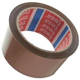 Tesa 64014 Klebeband, geräuscharmes Paketklebeband braun, 1 Rolle zu 66m