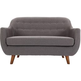 Miliboo Design-Sofa 2 Plätze Anthrazitgrau ynok - Anthrazitgrau