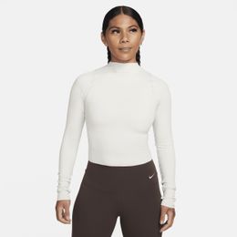 Nike Zenvy Dri-FIT Longsleeve für Damen - Braun