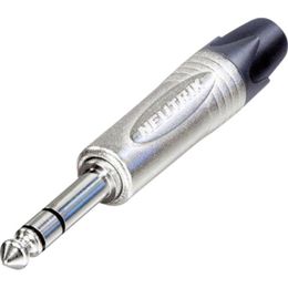 NEUTRIK NP3X Klinken-Steckverbinder 6.35 mm Stecker, gerade Polzahl (num): 3 Stereo Silber 1 St.