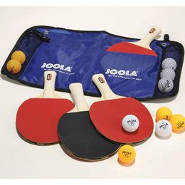 Tischtennis Schlägerset Family mit 4 Schlägern und 10 Bällen - Joola