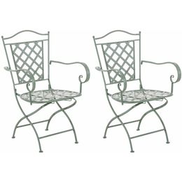 CLP - 2er Set Stühle Adara antik-grün