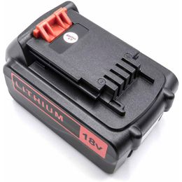 Akku Ersatz für Black & Decker BL1318, BL1518, BL2018, BL4018 für Elektrowerkzeug (4000mAh Li-Ion 18 v) - vhbw