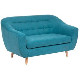 Sofa Retro - 2-sitzig - entenblau Atmosphera Blaugrün