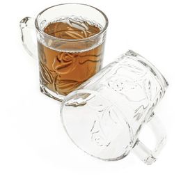 Almina 6er Set Teegläser Wassergläser-Set aus Glas transparent