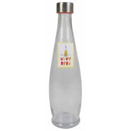 BURI 1L Glasflasche mit Schraubdeckel Flasche Schraubverschluss Saft Most Flasche neu